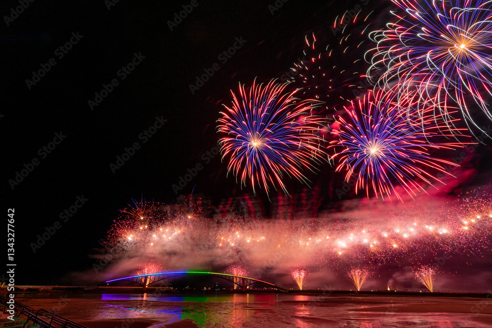 Poster The Penghu Fireworks Festival transforms the night sky into a ...