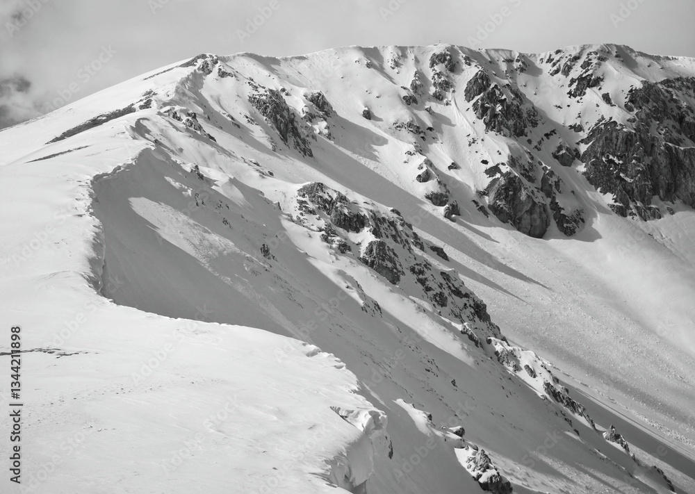 Poster Ovindoli (Abruzzo, Italy) - The Monte della Magnola is a ...
