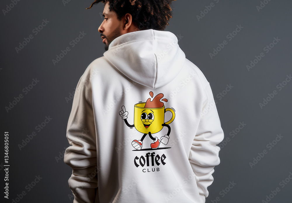 Back View Hoodie Mockup Stock Template | Adobe Stock