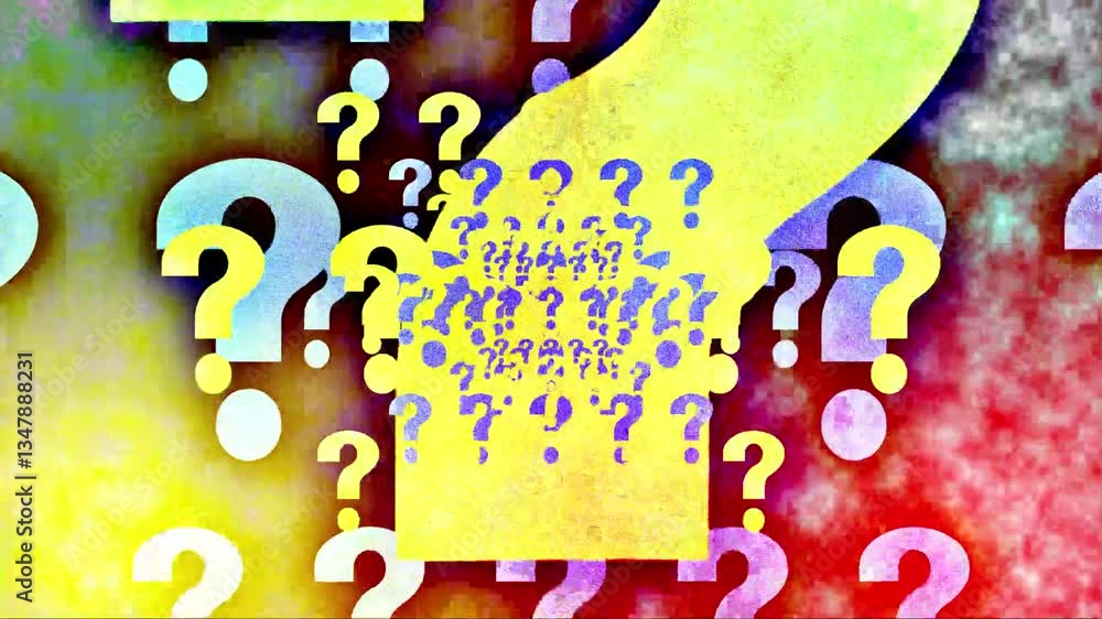 question mark sign flaying background. Question Mark Background. Flying ...