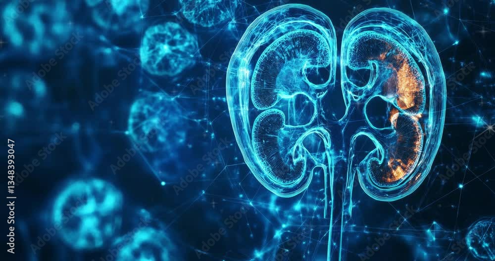 Human body with kidneys. Human kidneys anatomy structure. Kidney ...
