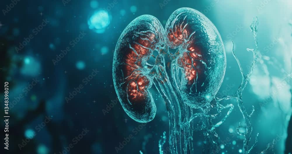 Human body with kidneys. Human kidneys anatomy structure. Kidney ...