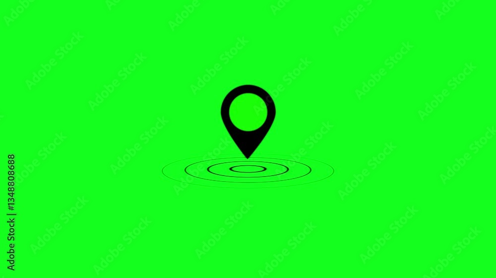 Location icon, pin icon and simple Location map pin pointer concept ...