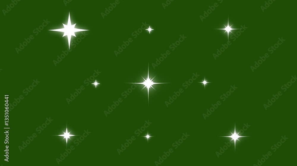 Twinkle star glitter sparkle, vector, doodles style stars blinking ...