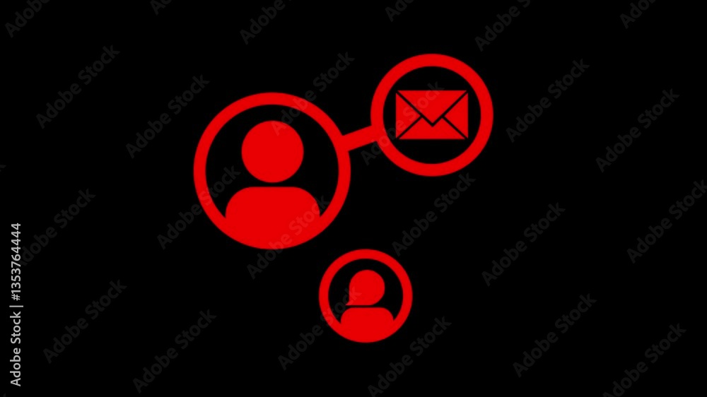 Social Justice Glitch Effect Icon Animation. context animated icon ...