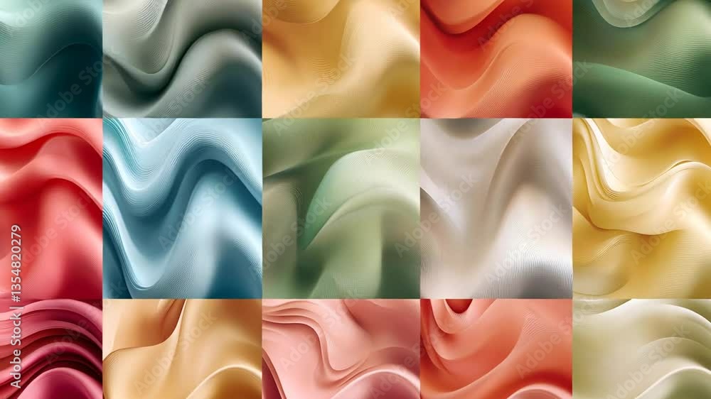 Gradient Abstract Vector Illustrations for Magazine Covers and Designs ...