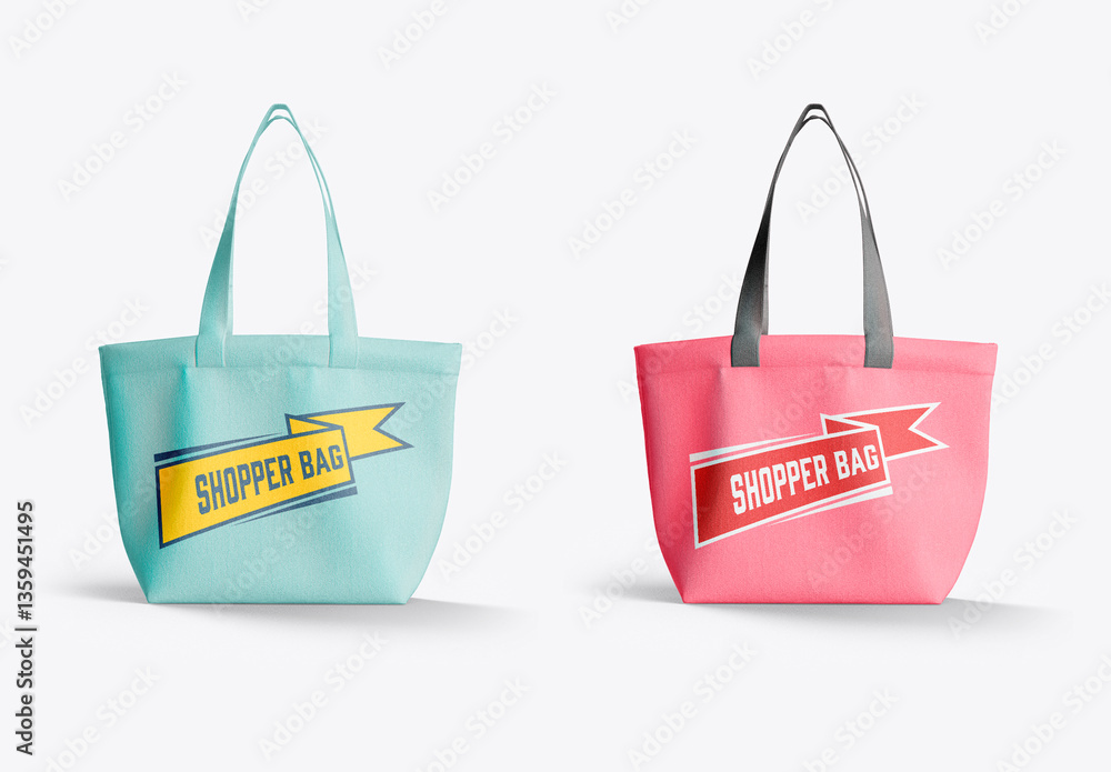 Shopper Bag Mockup Stock Template | Adobe Stock
