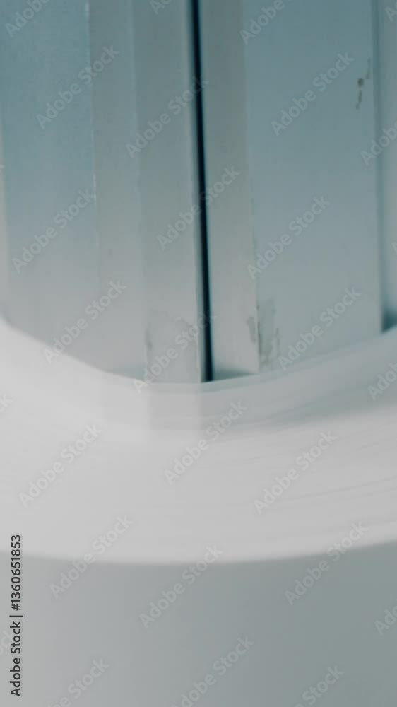 Paper converting machine at a paper manufacturing plant. Commercial ...