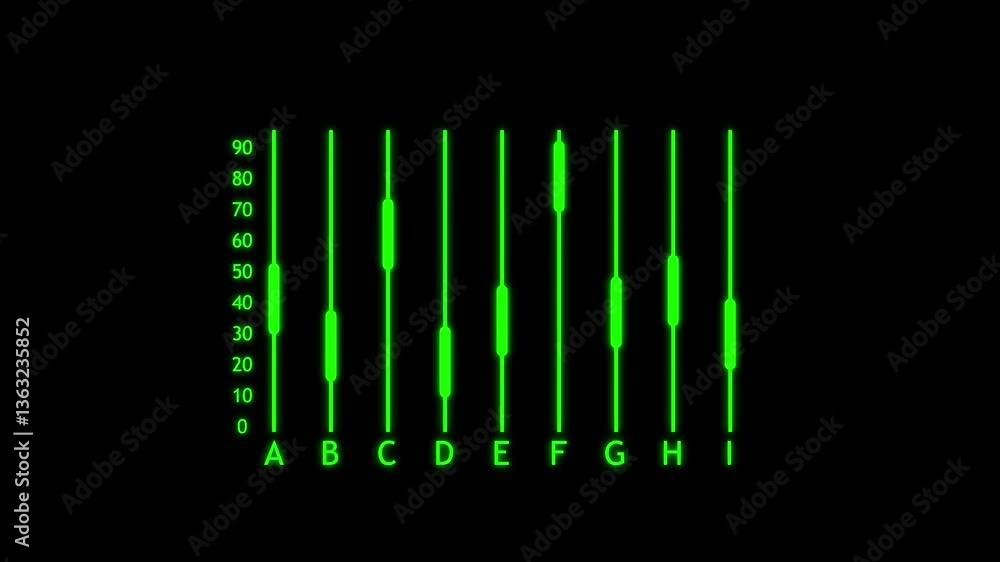 User interface elements...Hud elements animation...Equalizer bar ...