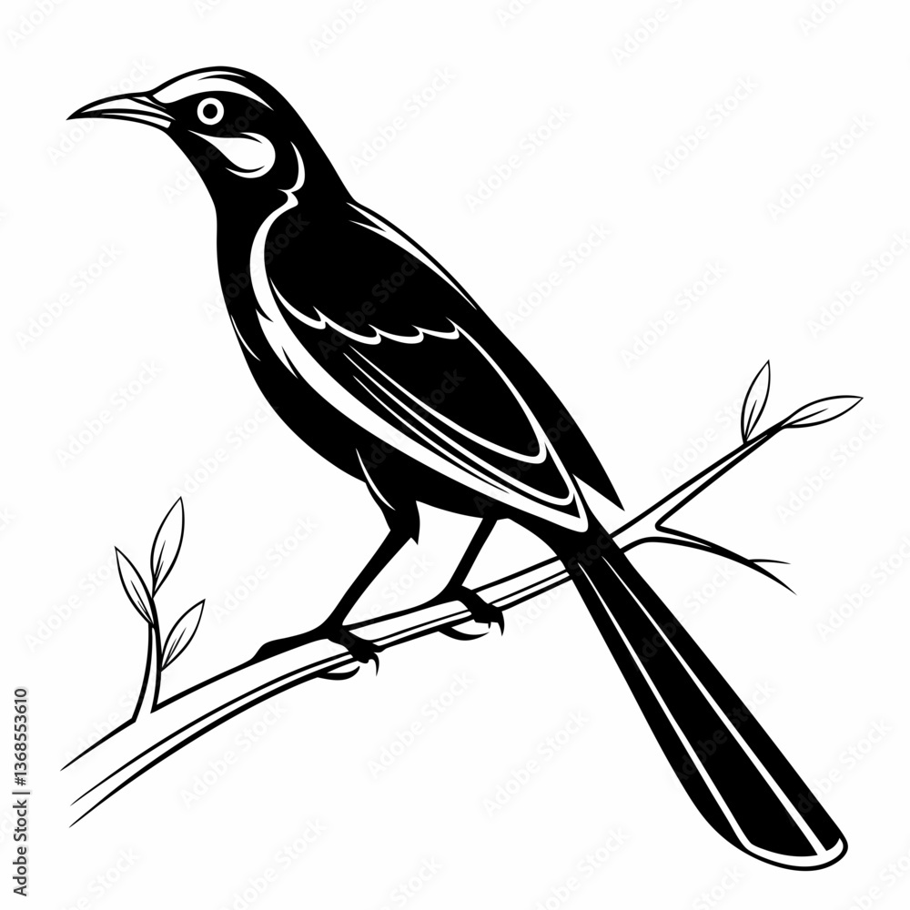 Poster weaverbird black silhouette icon vector – Wall Art | UkPosters