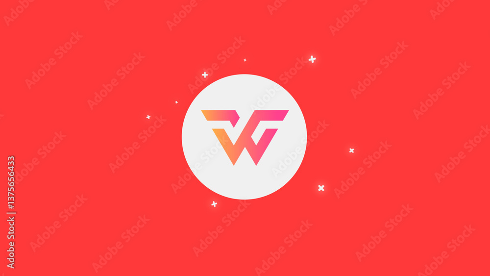 Simple Flat Shapes Horizontal Logo Reveal 211 Stock Template | Adobe Stock