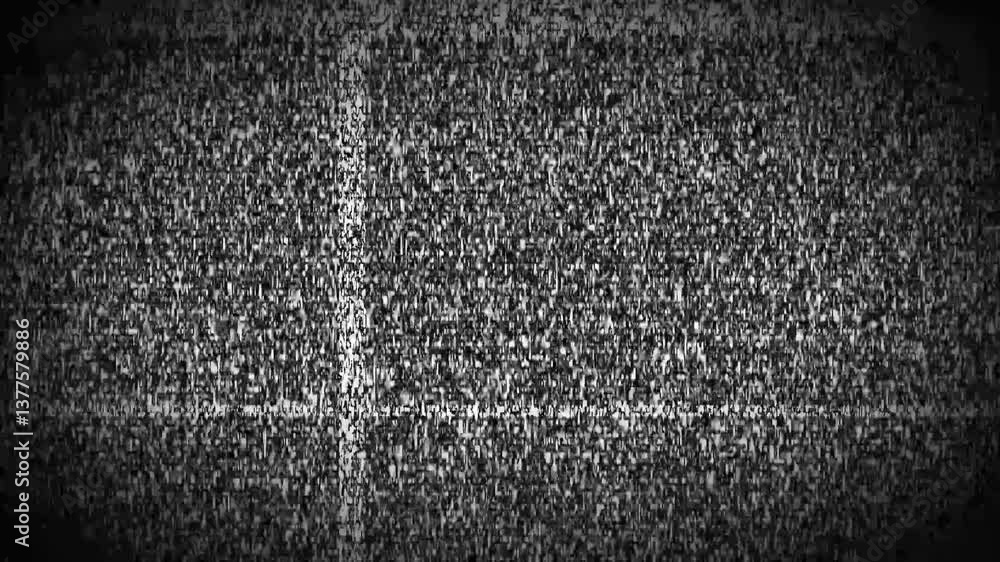 Static tv noise animation. old tv glitch screen animation background ...