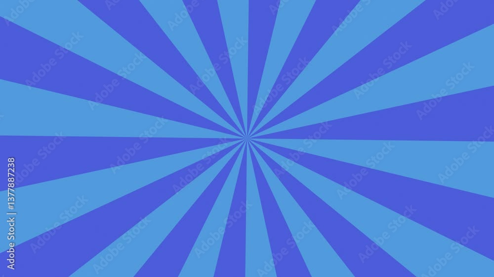 Sunburst Stripes Animation Background. Retro ray pattern background ...