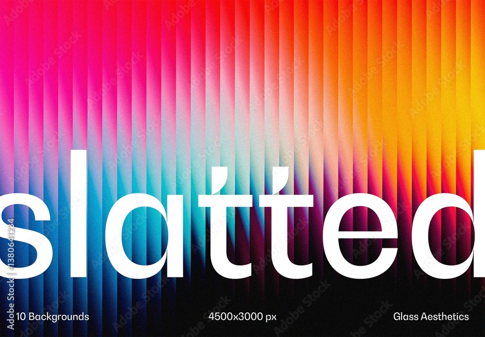 Slatted Glass Backgrounds Stock Template | Adobe Stock