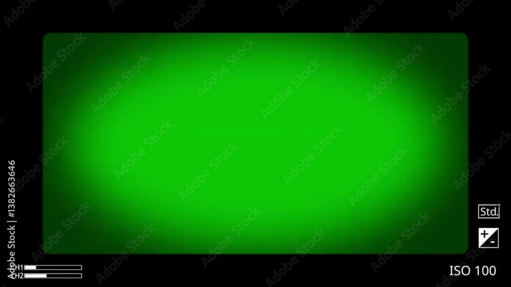 Video Camera Recording Screen Green Screen Background HD Animation ...