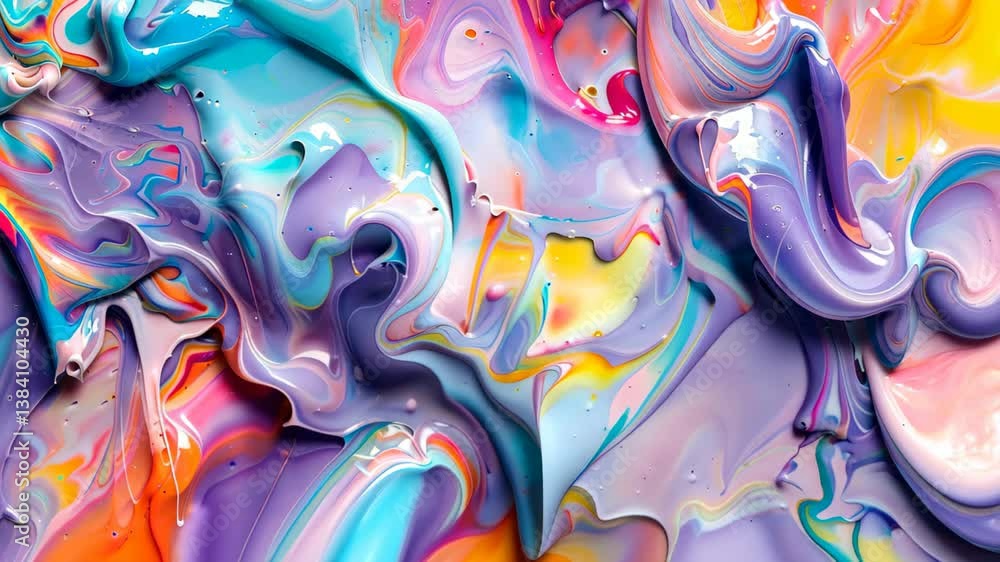 Enter a realm of innovation and creativity with an abstract colorful ...