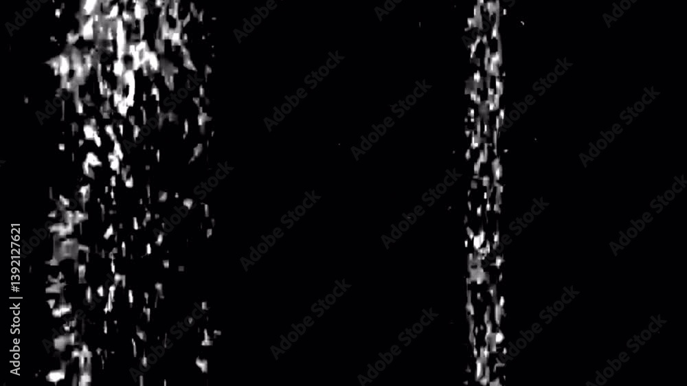 Old VHS tape damage overlay with scanline distortion, glitch artifacts ...