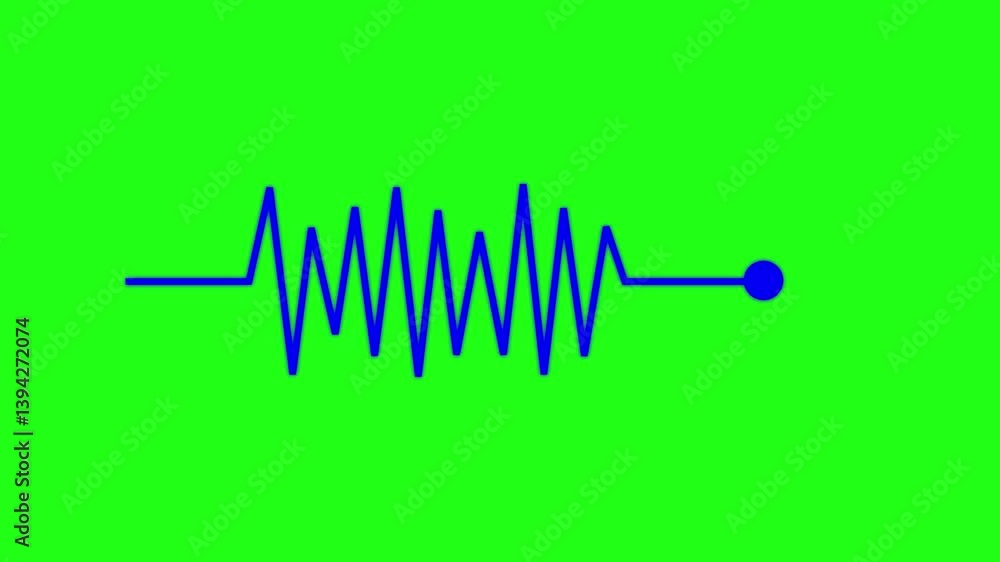 Earthquake Wave Low and Hight richter scale with Circle Vibration on ...