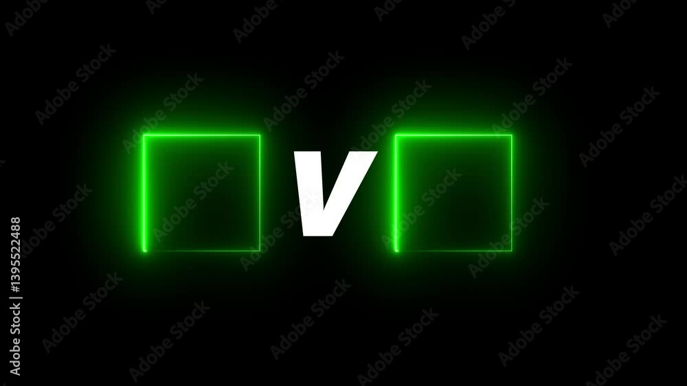 VS versus bars neon animated versus vs bars neon multiplayer co op team ...