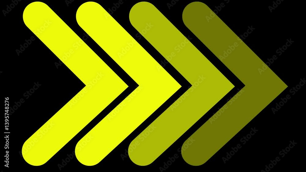 Direction concept arrow Looping Animation. arrow loop animation ...