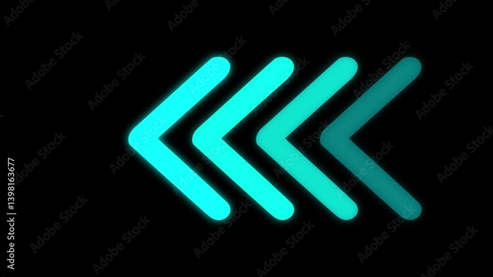 Arrow sign symbol looping animation direction concept animated ...