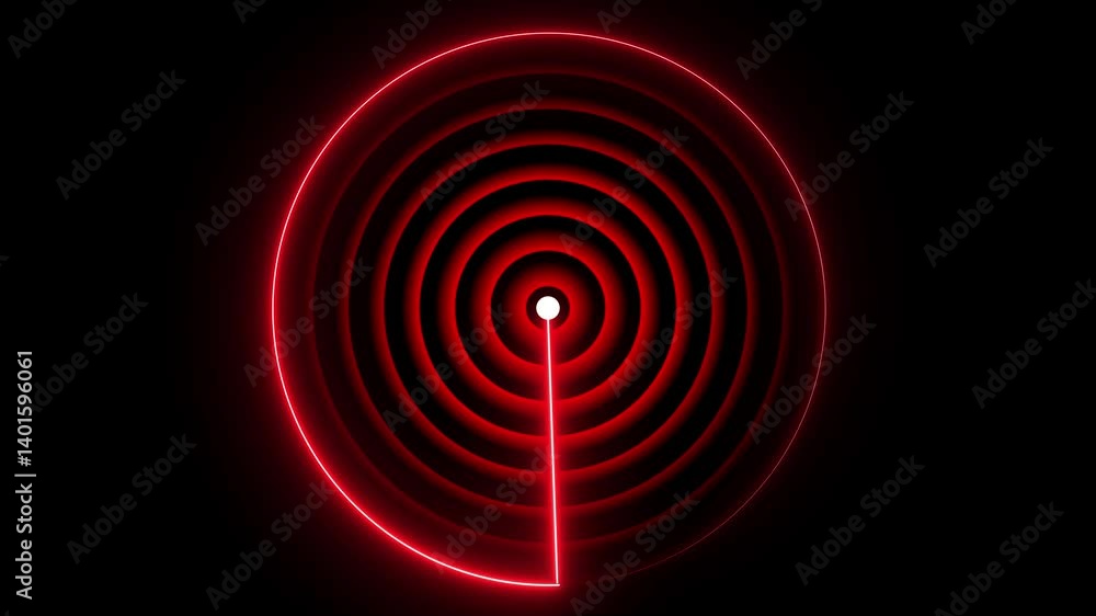 Radar Scanning Navigation ,Abstract glowing neon radar screen ...