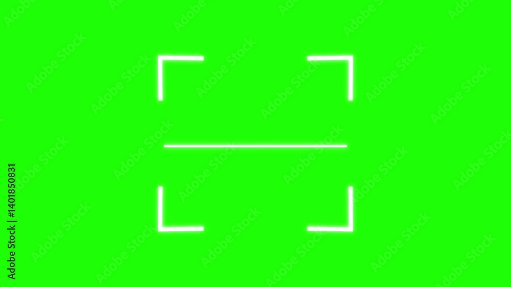 Scanning the QR code icon animation.QR code being scanning concept.Scanning the QR code icon ...