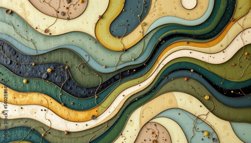 Plakát Organic Flow Design the shapes to flow organically instead of ...