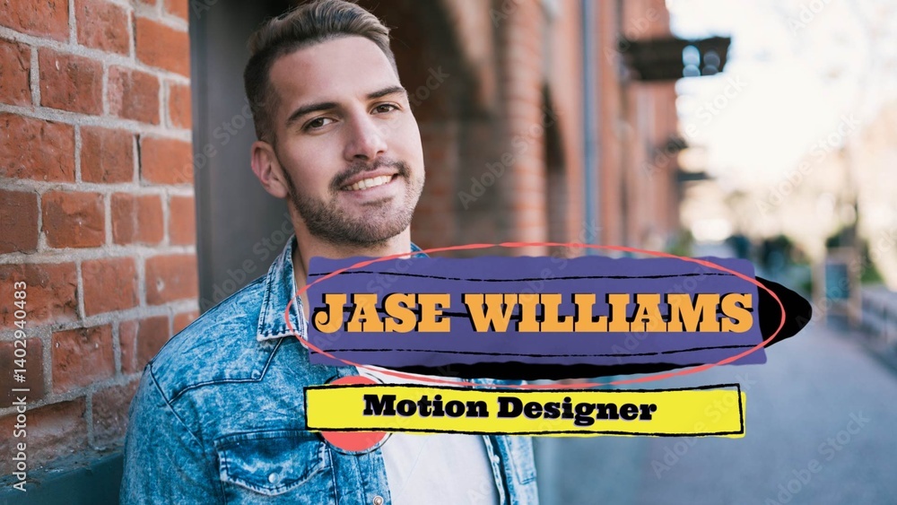 Fancy Lower Thirds 01 Stock Template | Adobe Stock