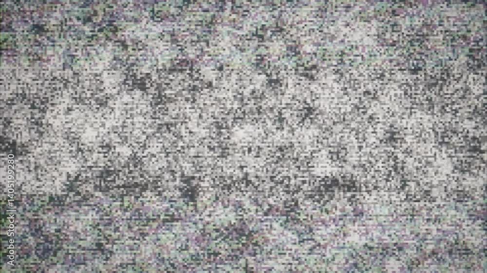 4K Analog CRT Static Noise Loop, Retro TV Interference, Haunting VHS ...