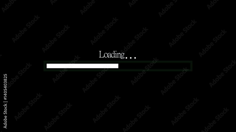 Loading animation on transparent background with alpha channel. Loading ...