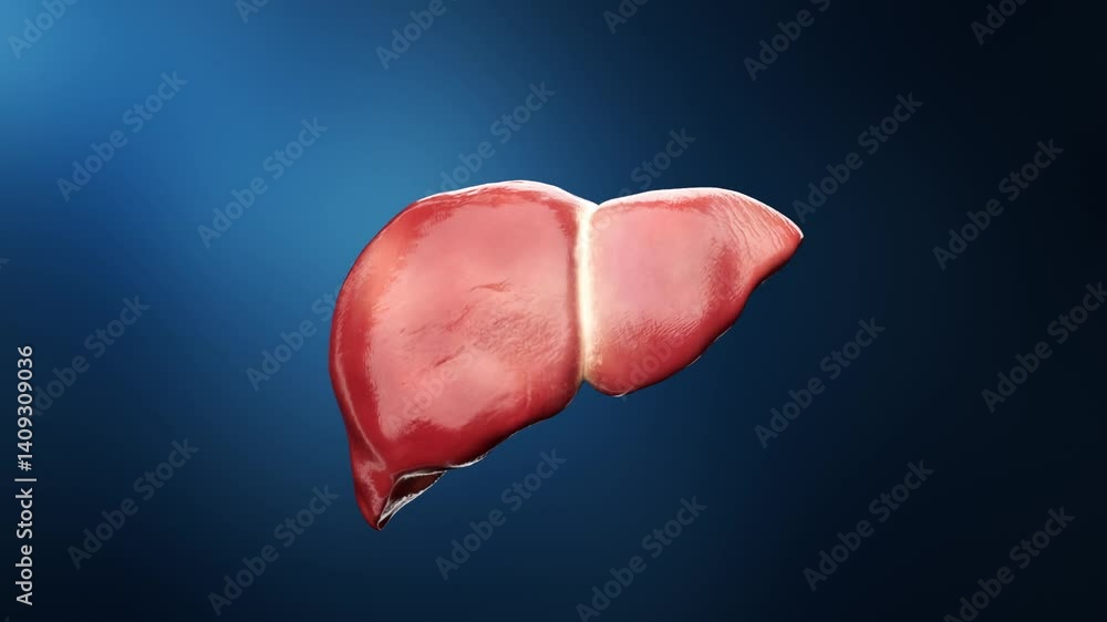 Liver cancer lesions, liver changes from normal to liver cancer, liver ...