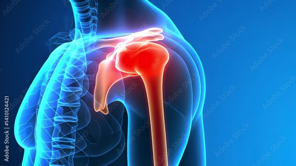 Shoulder Anatomy: A detailed and anatomically precise 3D rendering ...