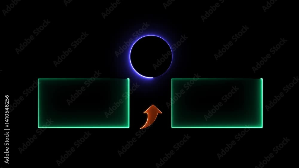 Neon Subscribe Button Neon Glow Animation Video.neon end screen ...