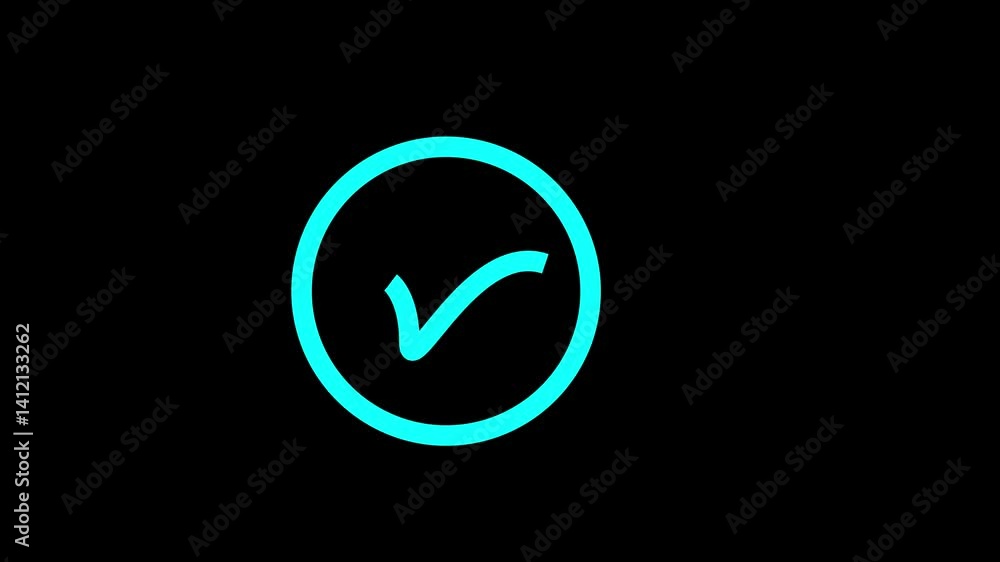 Check mark symbol. approved tick mark icon, success, correct concept ...