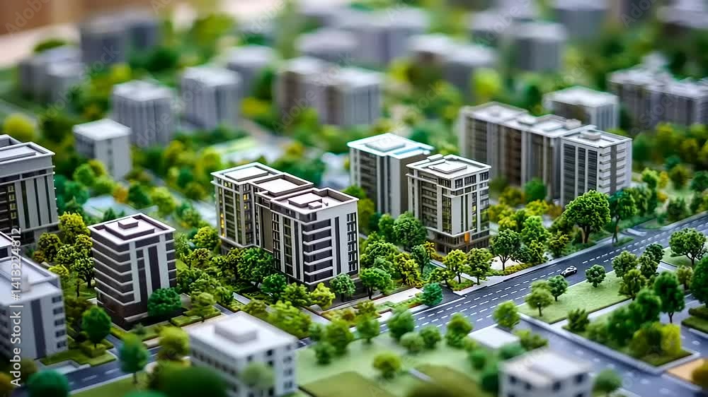 Architectural Model of Residential Complex: Exploring Urban Design and ...