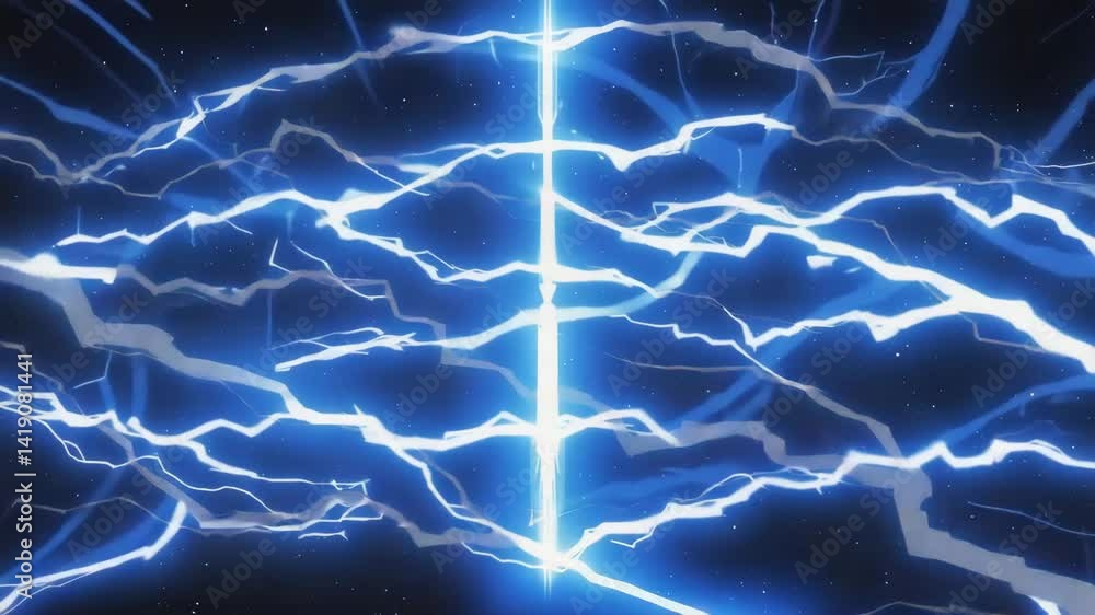 Video Stock Crackling comic and manga electricity visual fx or a force ...