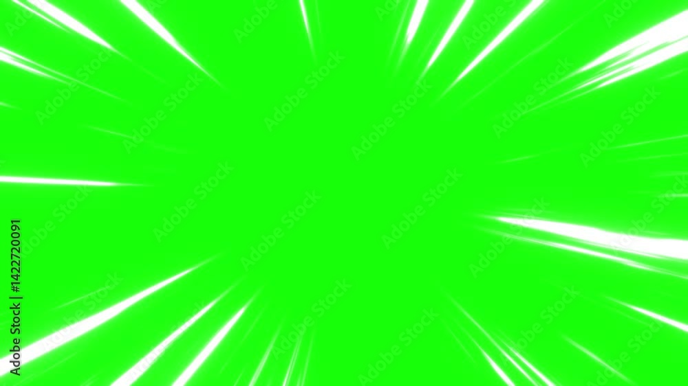 Vidéo Stock cartoons zoom speed line with transparent background ...