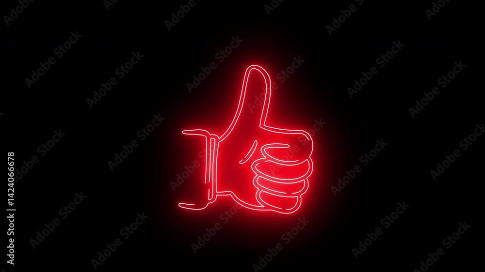 Thumbs Up Positive Feedback Approval Like Gesture Good Job Success Hand ...