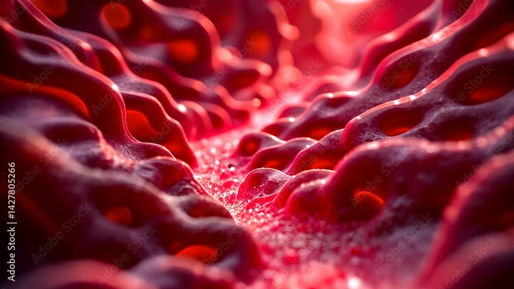 Vidéo Stock Blood vessels, vascular health, artery structure. Vessel ...