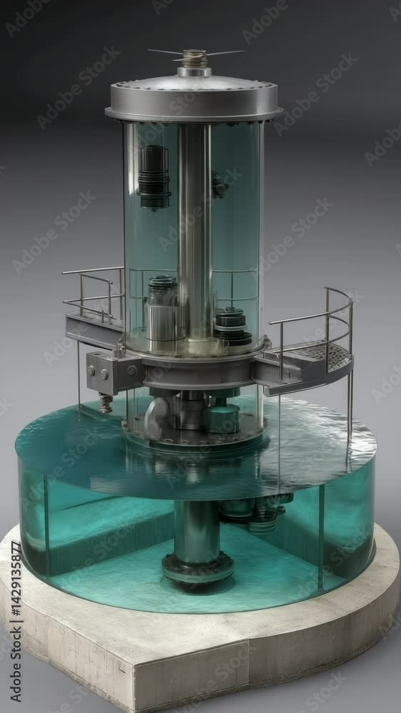 Detailed model of an Oscillating Water Column wave energy generator on ...