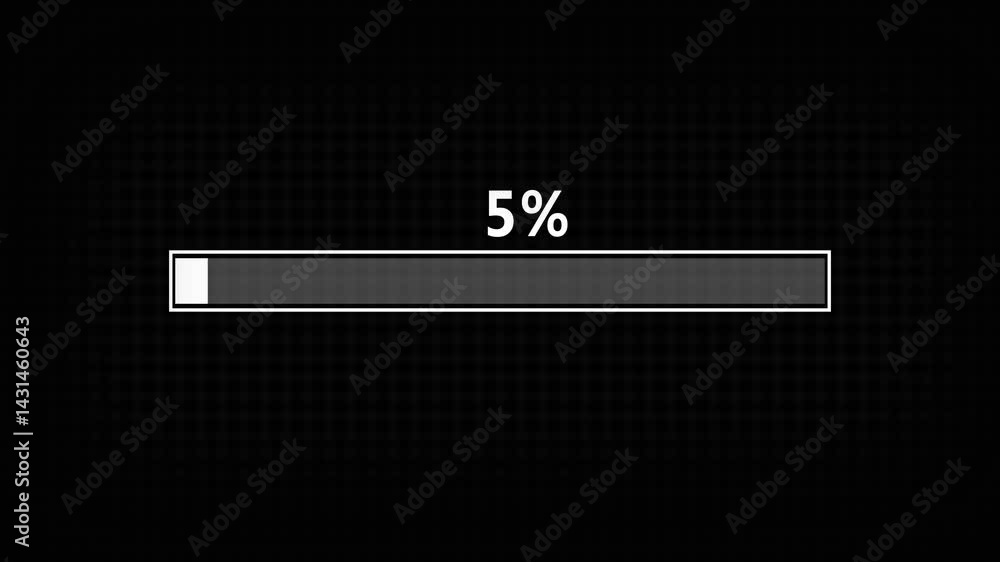 Animation 5 Loading Icon Diagrams Infographics Abstract Storage Pie