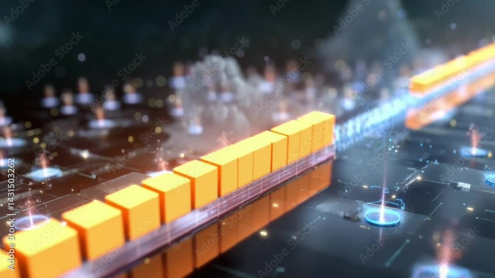 Video „Wall of tariffs rising in global trade, wall of tariffs rising ...