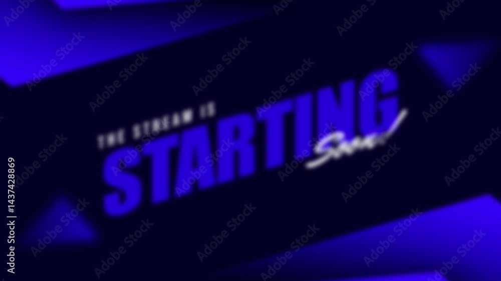 Animated stream overlays. The stream will start soon, offline, and I'll ...