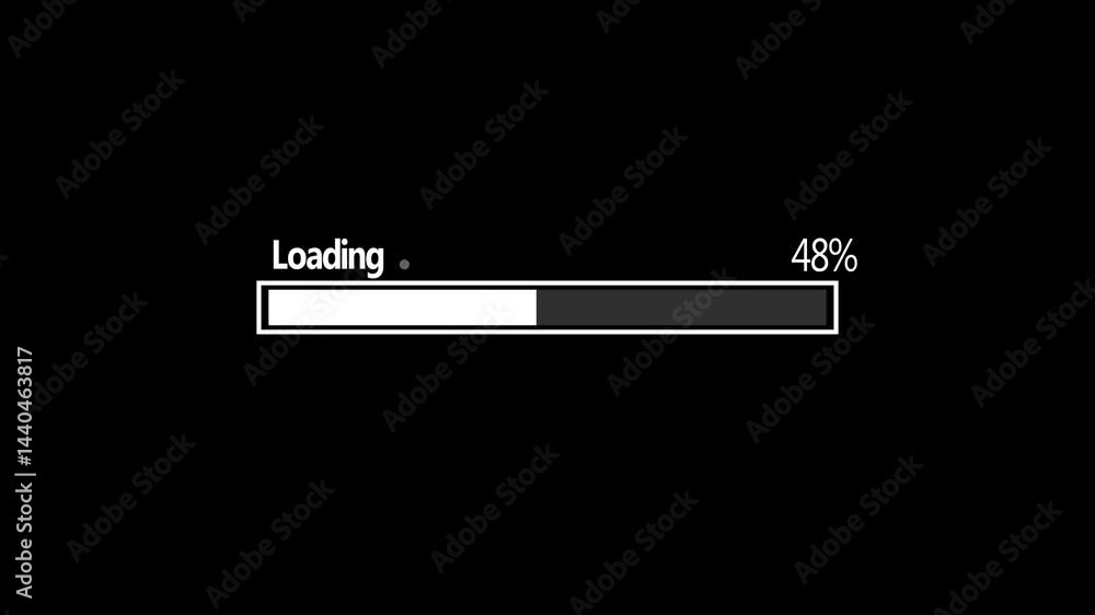 48% Bar Chart Animation percentage diagrams modern animation design ...