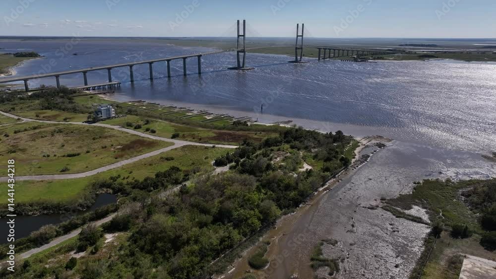 Sidney Lanier Bridge Brunswick, GA Georgias tallest and longest cable ...