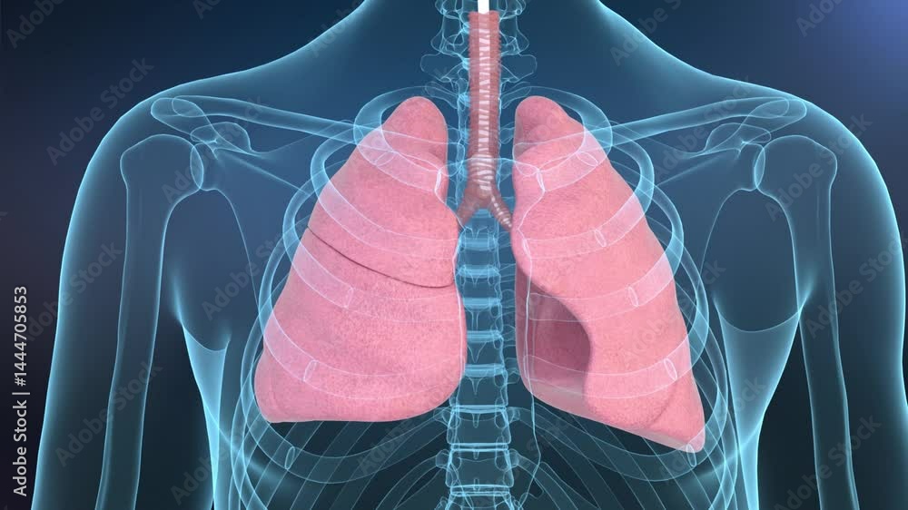 Intubation animation, pneumothorax symptoms, lung collapse animation ...