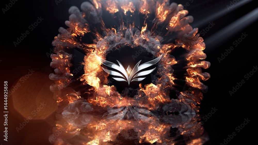 Fire Logo Intro Stock Template | Adobe Stock