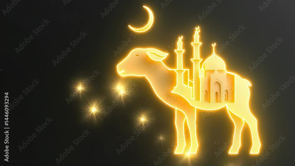 Feast of the Sacrifice: Eid al-Adha, crescent moon, Bakra Eid, Fanus ...