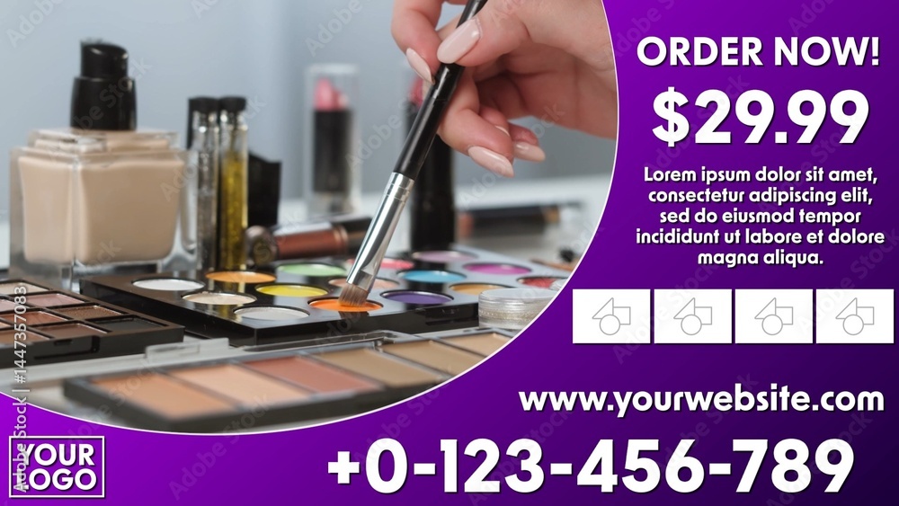 Commercial Call Now Television Advertisement Stock Template | Adobe Stock